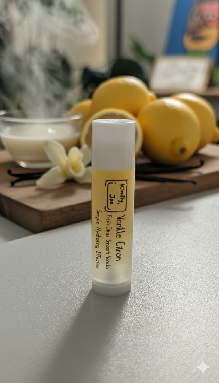 Vanille Citron Lip Balm – Kindly By Joe